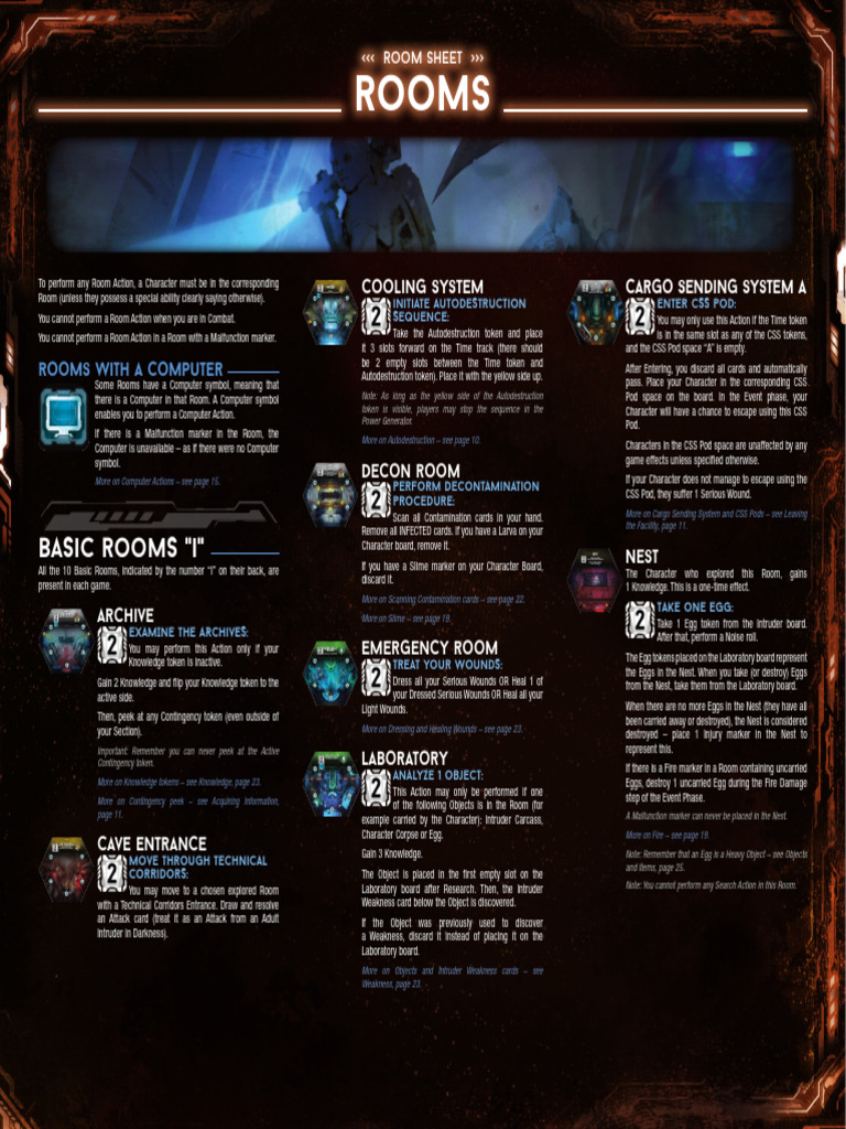 Nemesis Room Actions Overview | PDF | Surgery | Wound