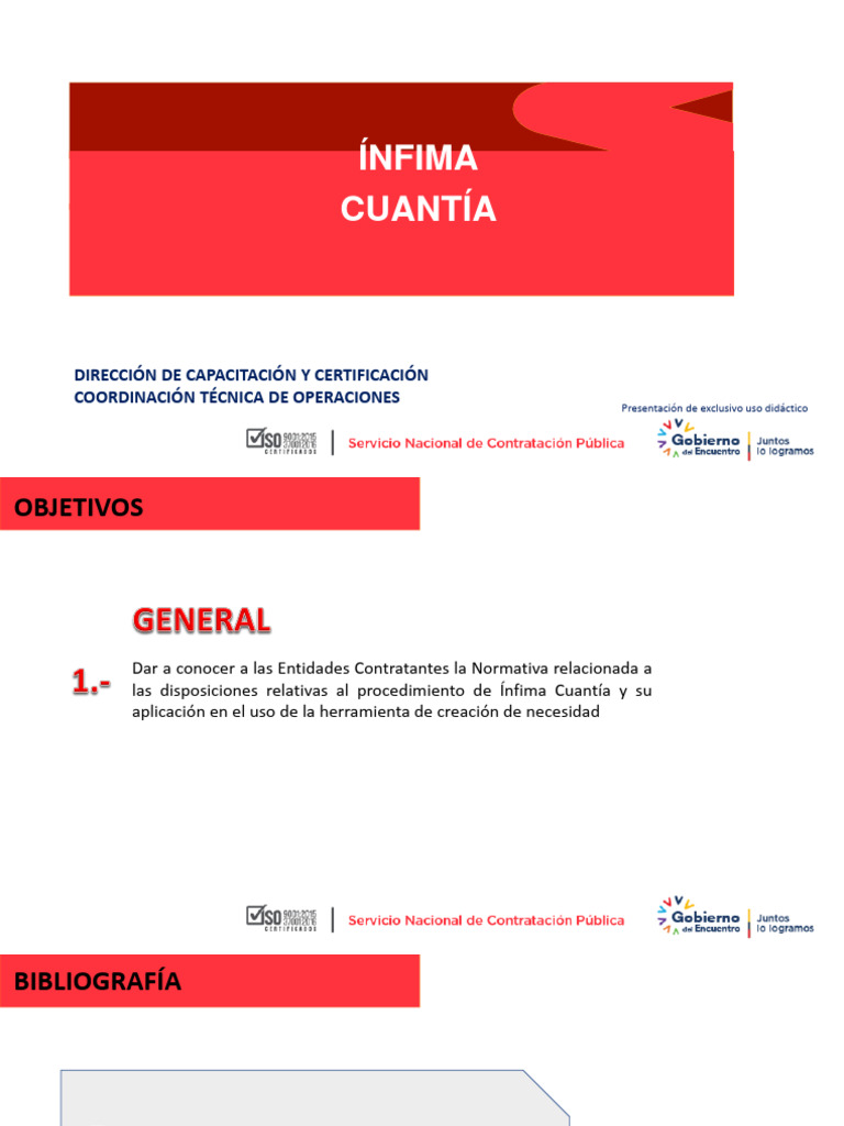 Ínfima Cuantía | PDF