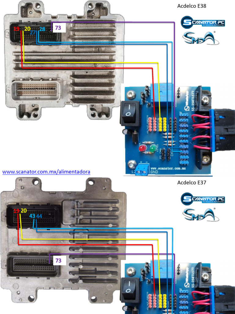 Diagramas de Pinout ACDelco y ECU | PDF | Vehículos de ruedas | Hatchbacks