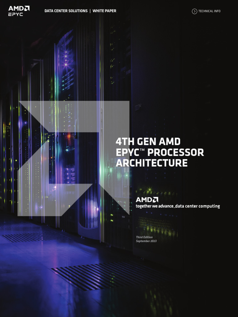 4th Gen Epyc Processor Architecture White Paper | PDF