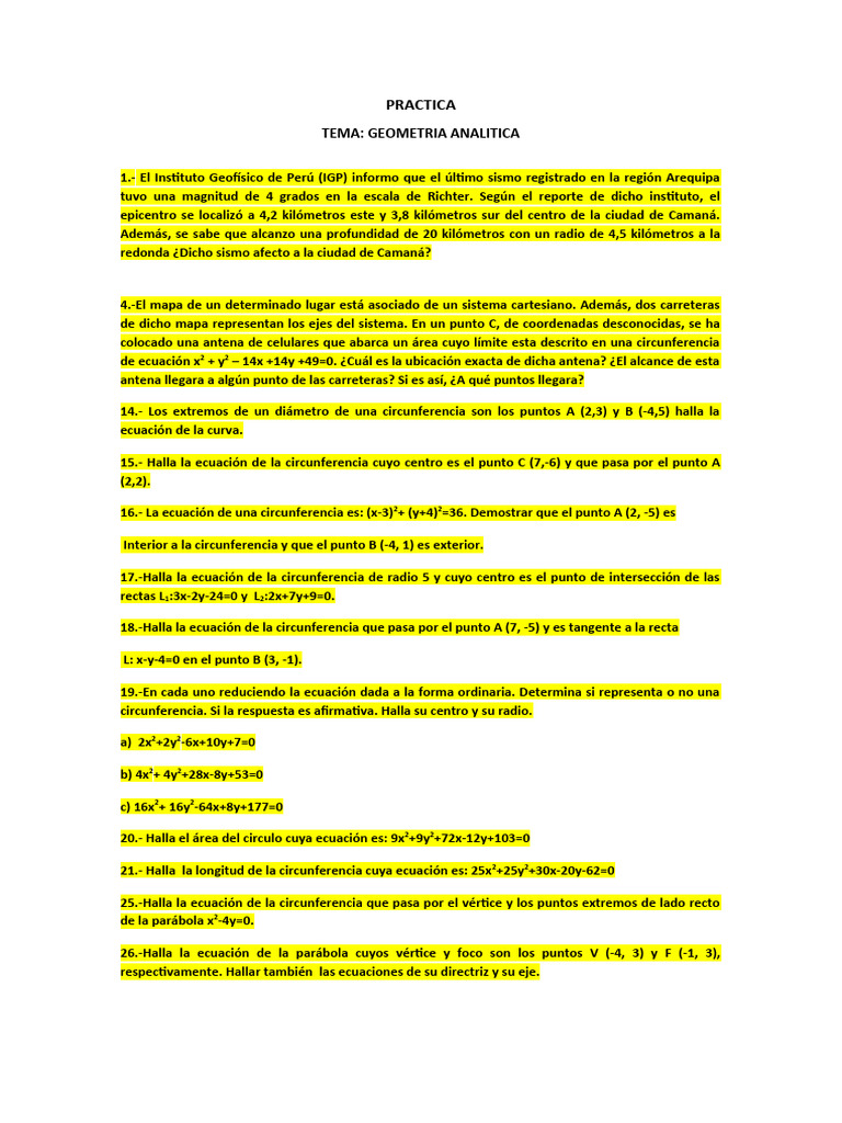 Practica 3 de Matematica | PDF