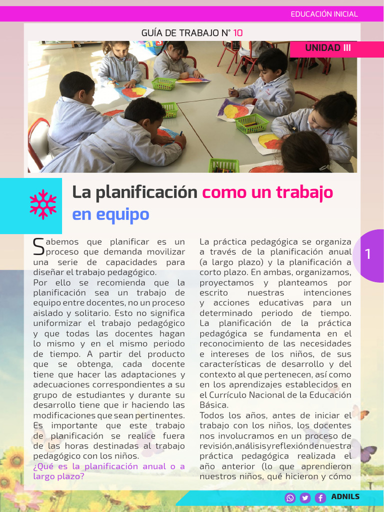 Guia 10 Educacion Inicial Pdf Evaluación Plan De Estudios