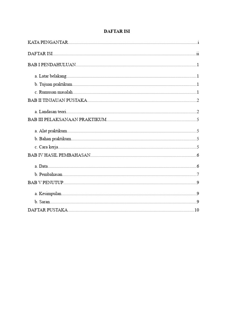 Daftar Isi | PDF