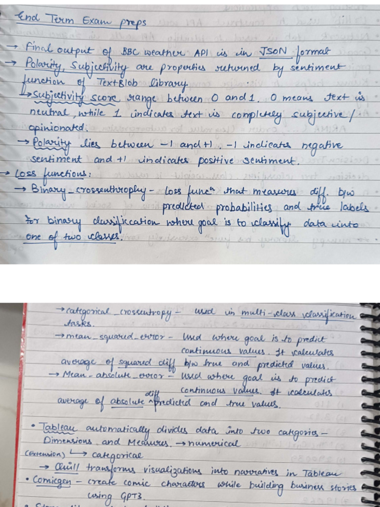 Tds Et Key Notes | PDF