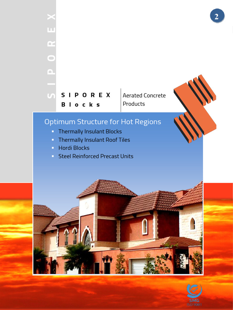 Siporex AAC Products Overview | PDF | Concrete | Pallet