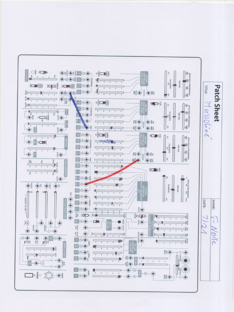 Behringer 2600 Patches (Tom Noise Sounds Pt4) 2155 | PDF