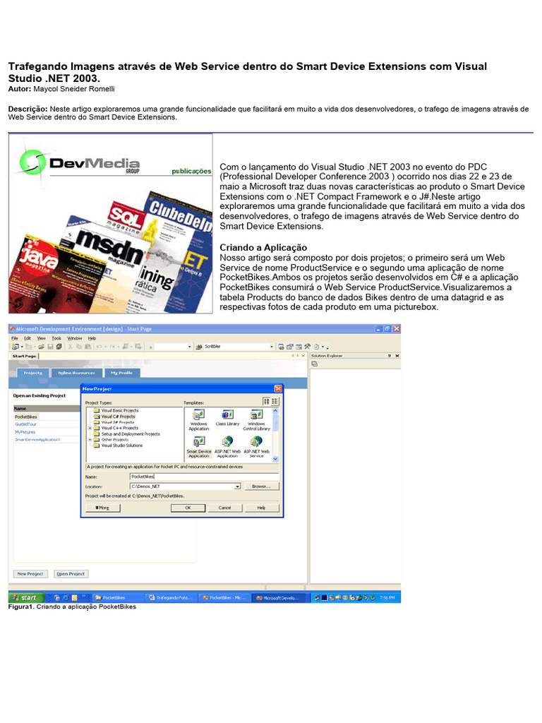 Trafegando Imagens Através de Web Service Dentro Do Smart Device Extensions Com Visual Studio ...