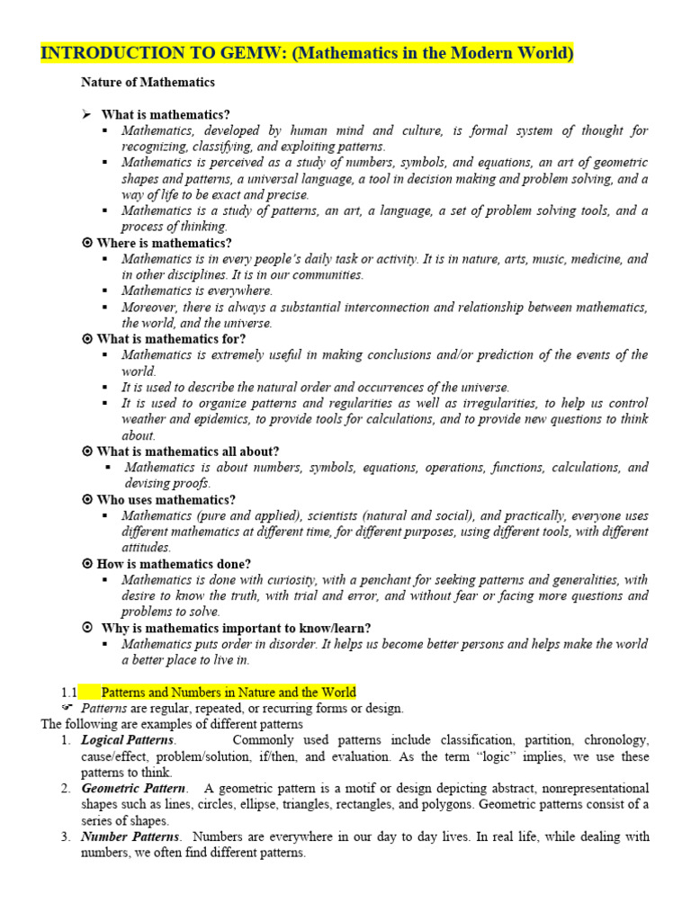 Lecture 1 | PDF | Mathematics | Area