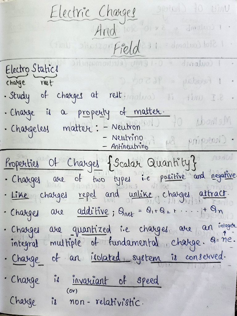 Electrostatics | PDF