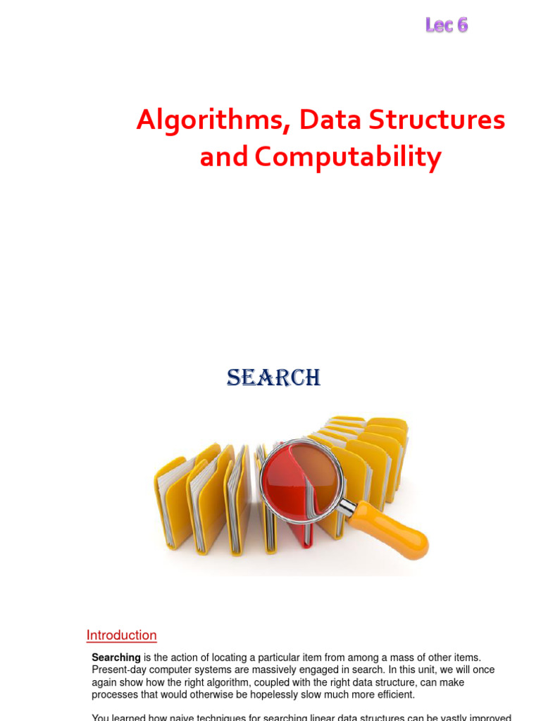 Lec 6 | PDF | Computing | Information Retrieval