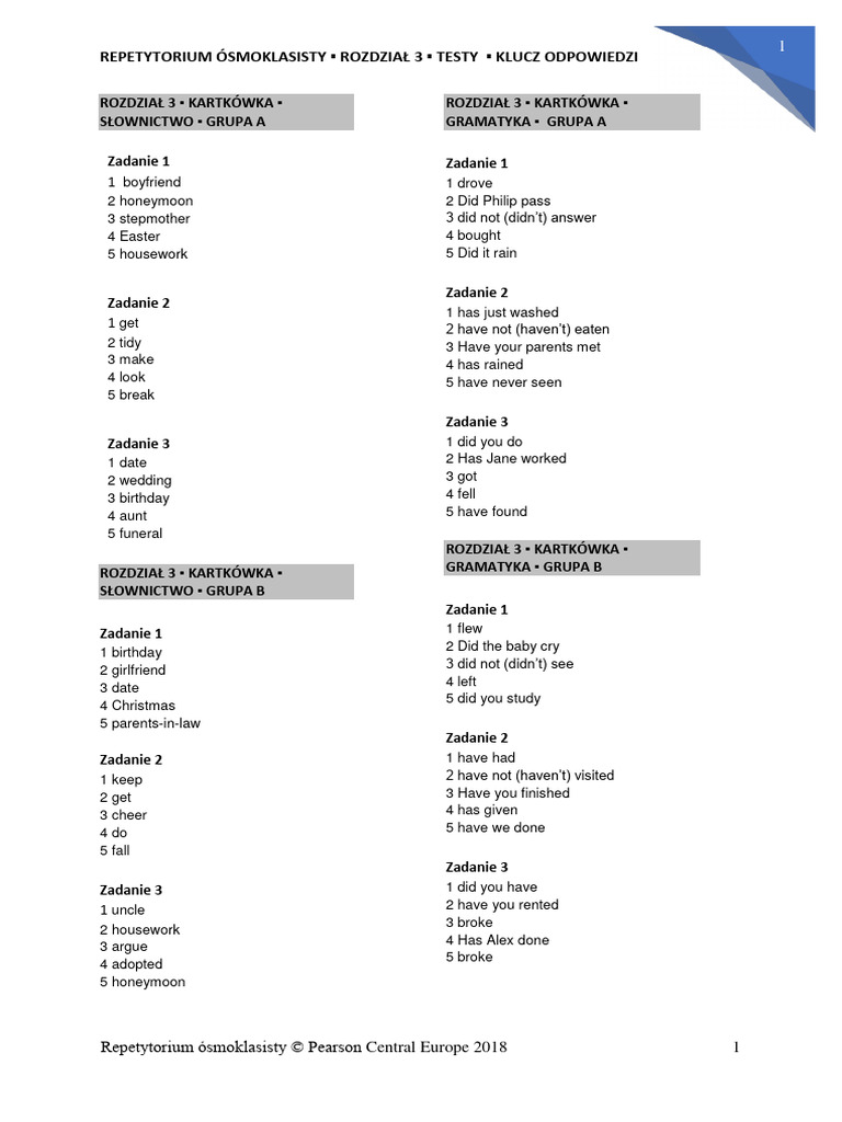 Unit 3 Tests and Answer Keys | PDF | Traditions | Observances