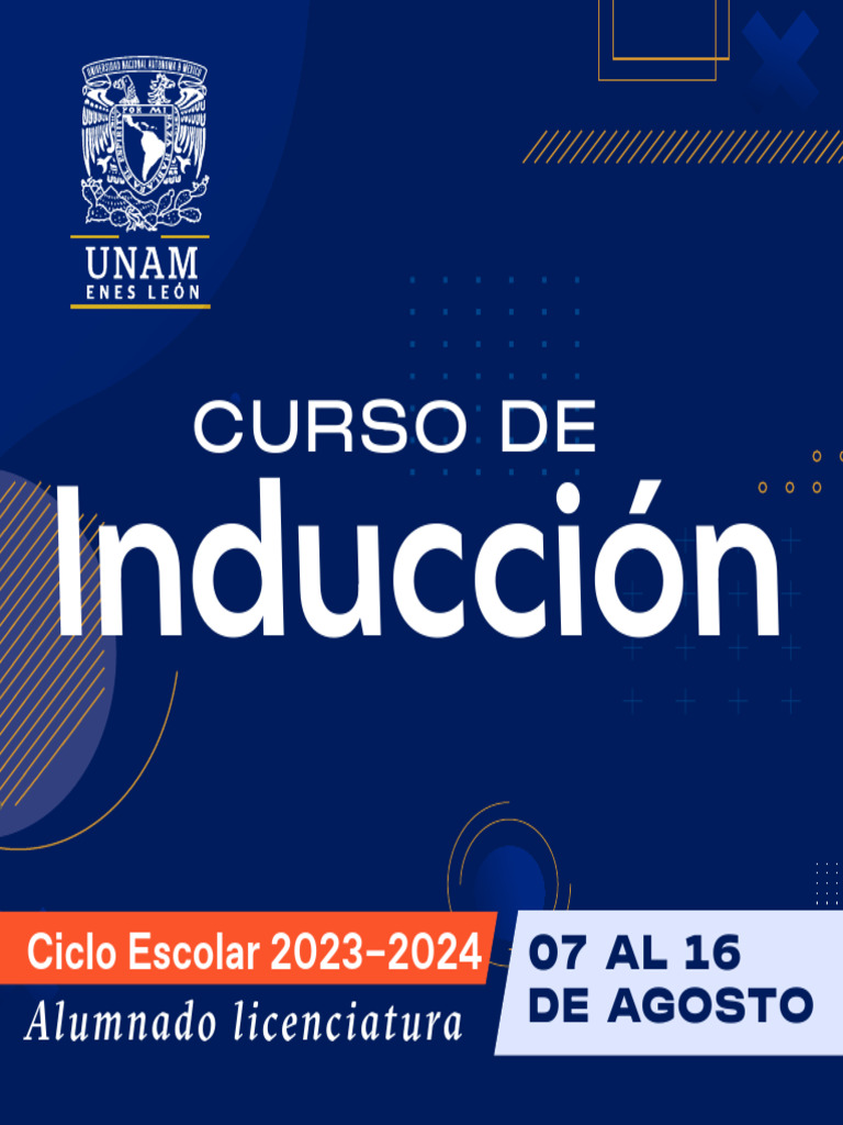 Programa Induccion Licenciatura 2023 2 | PDF