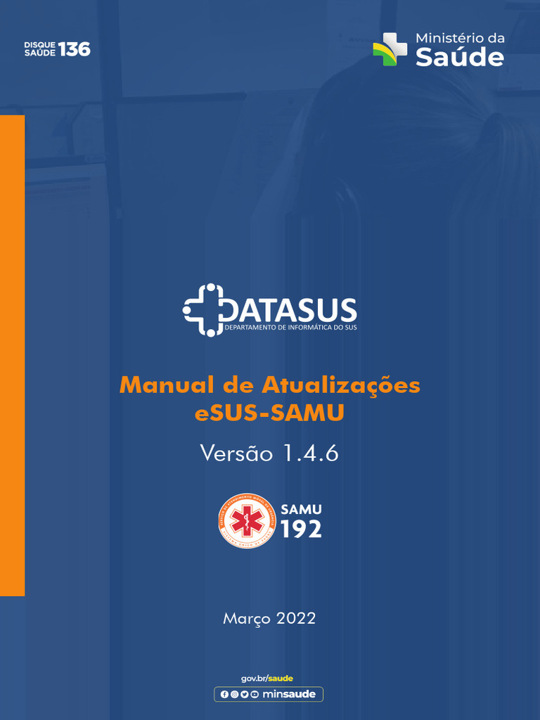 Manual eSUS SAMU 1.4.6 1 | PDF | Microsoft SQL Server | Bancos de dados