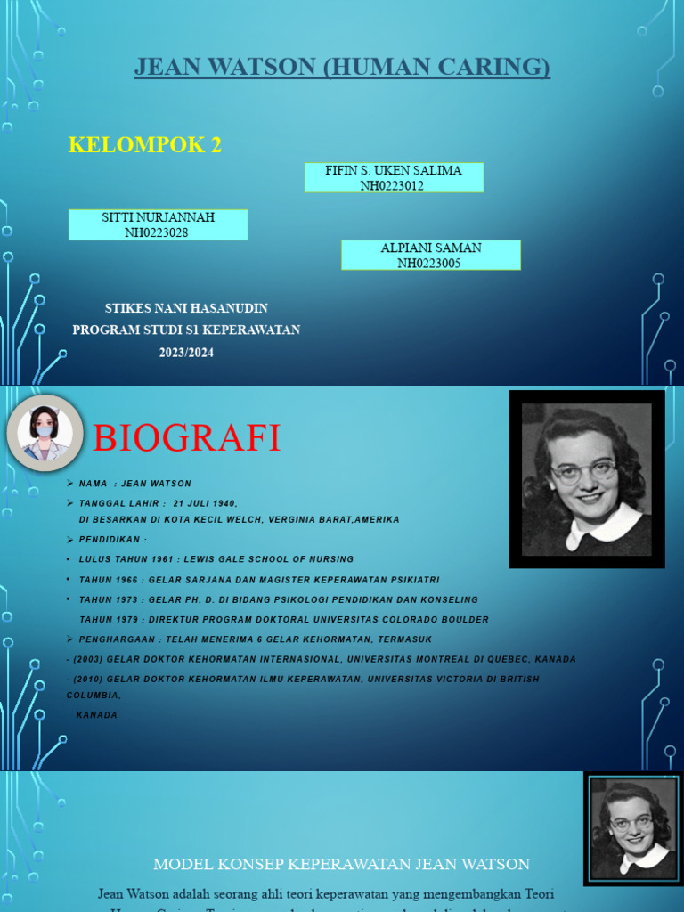 Teori Jean Watson Power-1 | PDF