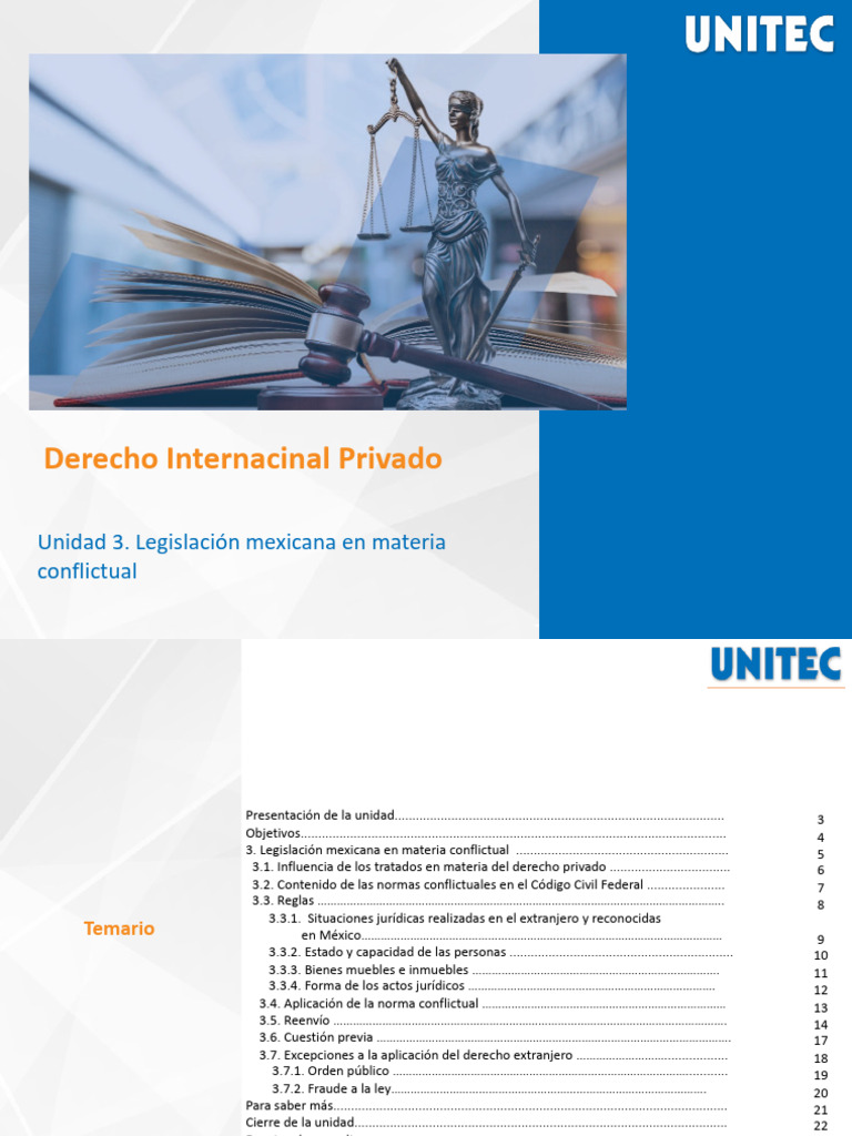Unidad 3 Legislacion Mexicana en Materia Conflictual | PDF | Instituciones sociales | Justicia