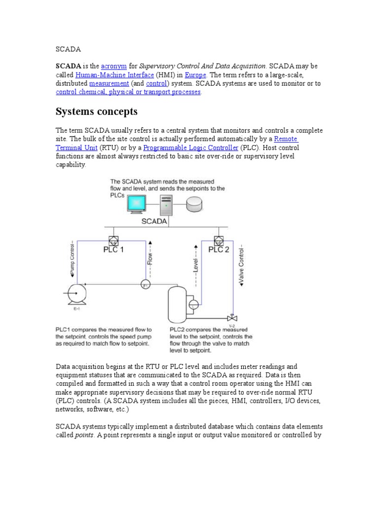 SCADA | PDF | Scada | Programmable Logic Controller
