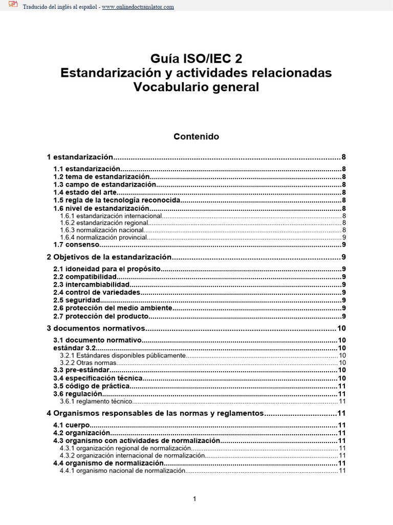 ISO Reference Definitions - Guide 2 - 2004 - Rev - En.es | PDF ...
