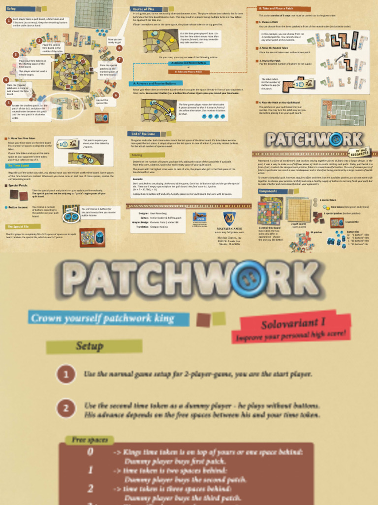 Regras (Inglês) - Patchwork | PDF | Patchwork | Quilt