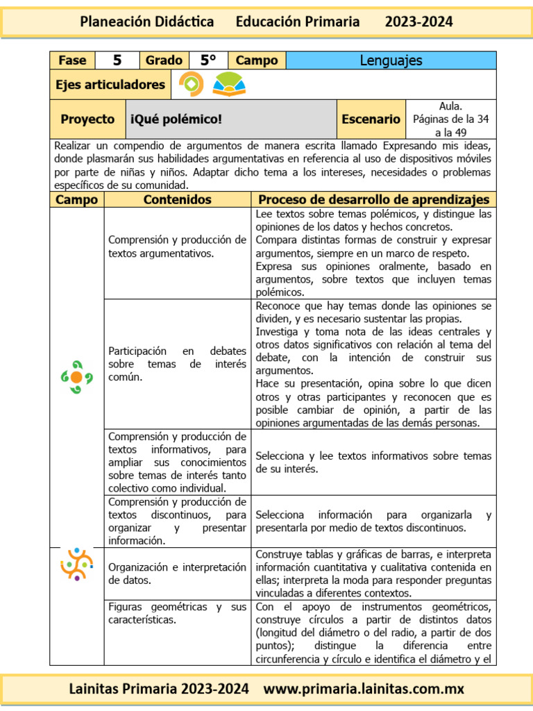 5to Grado Noviembre - 04 Qué Polémico (2023-2024) | PDF | Internet ...