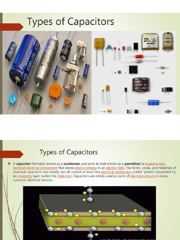 Types of Capacitor | PDF