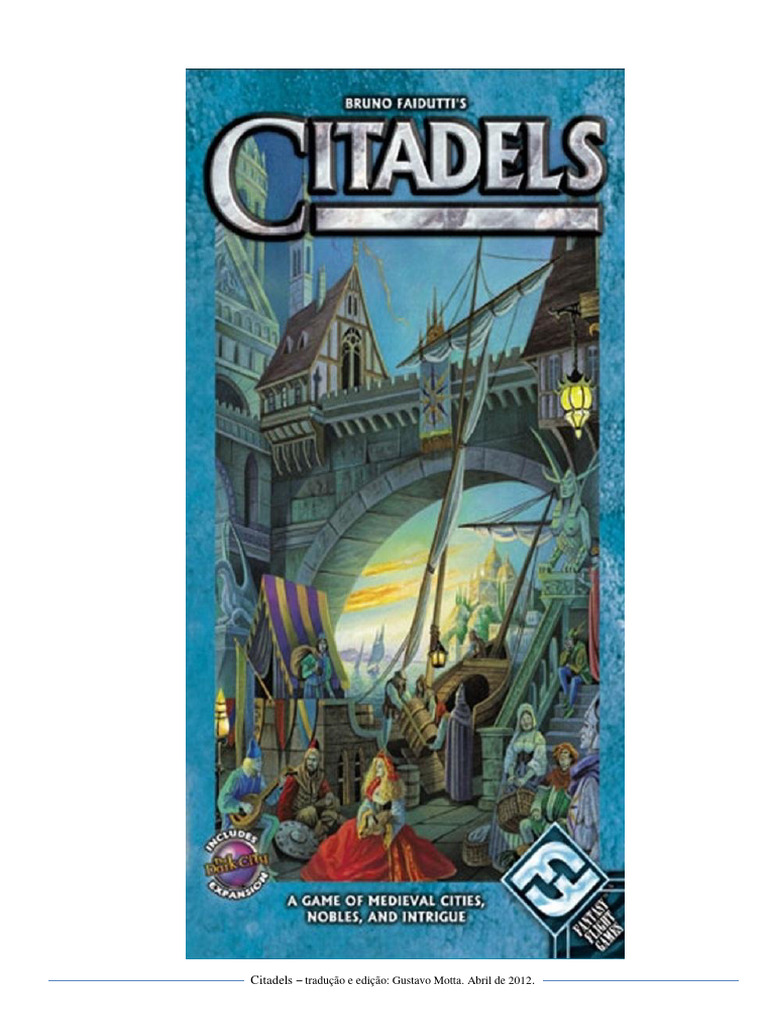 Regras - Citadels - Resumo | PDF | Moeda | Castelo