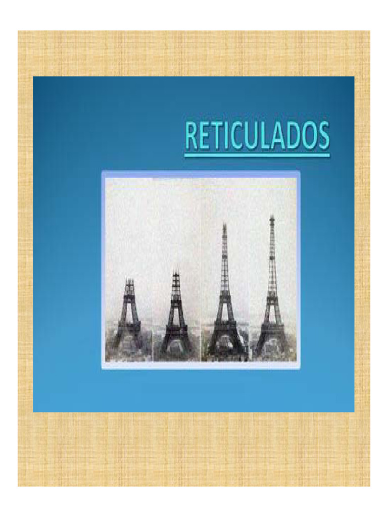 C10 Reticulados | PDF | Eje | Ingeniería mecánica