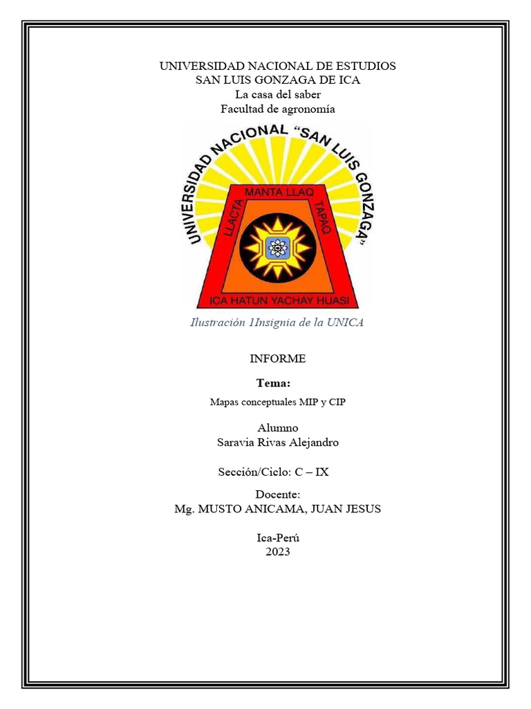 Mapas Conceptuales MIP y CIP | PDF | Plaga (organismo) | Control ...