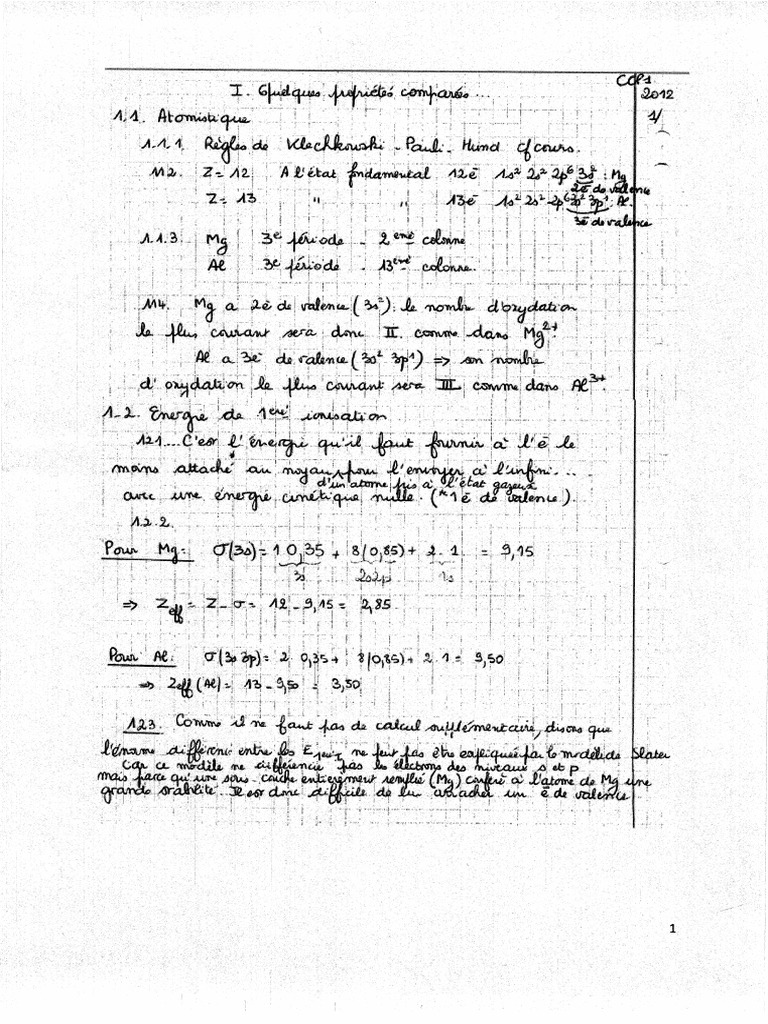 Correction Controle 1 | PDF