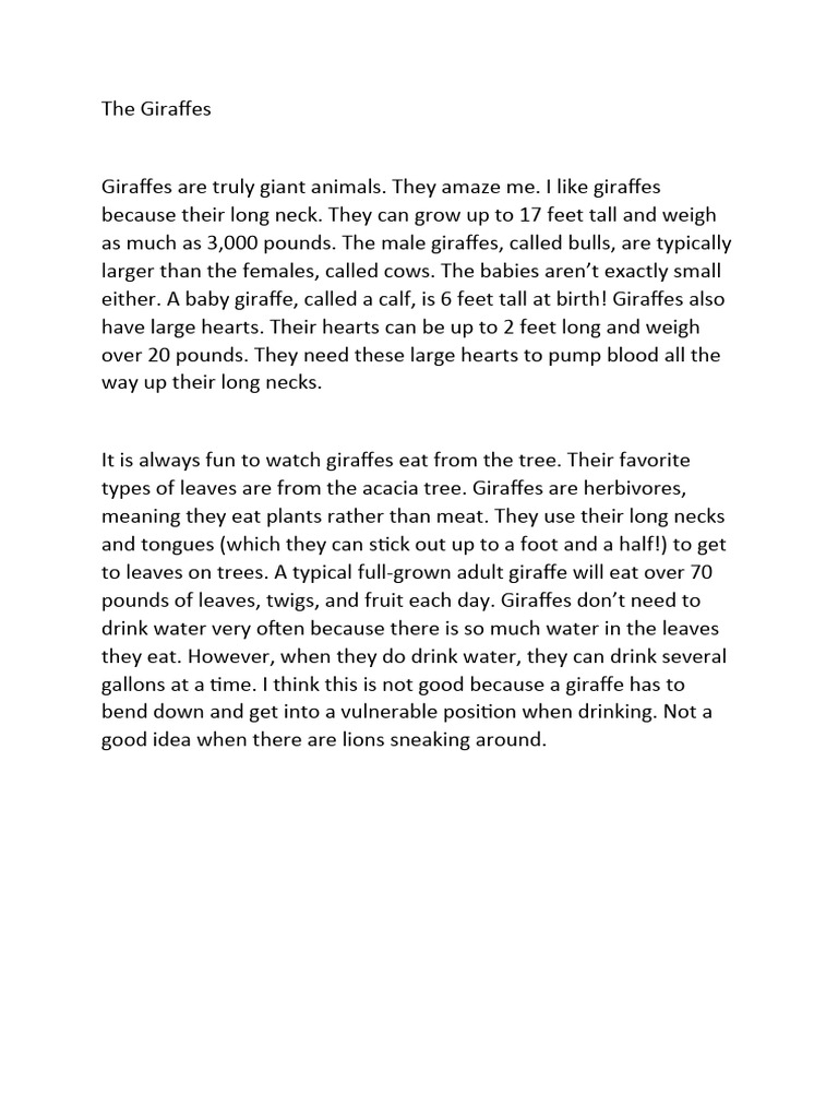 The Giraffes | PDF | Technology & Engineering