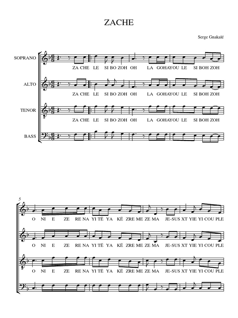 Zachée | PDF