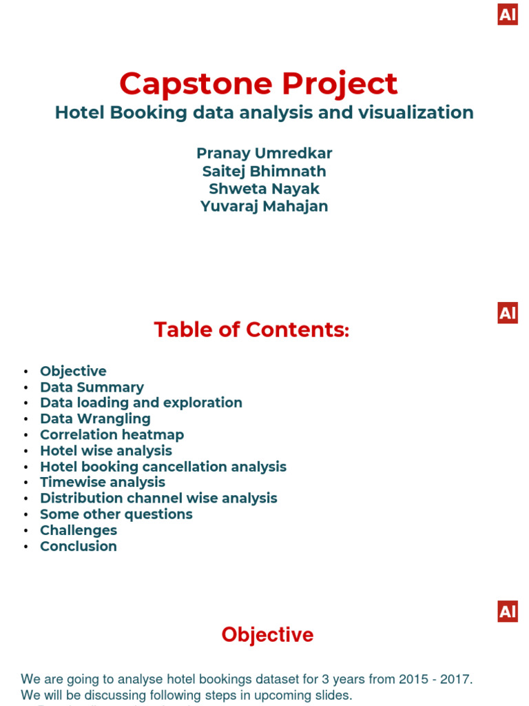 EDA Hotel Bookings Presentation | PDF | Hotel | Data Analysis