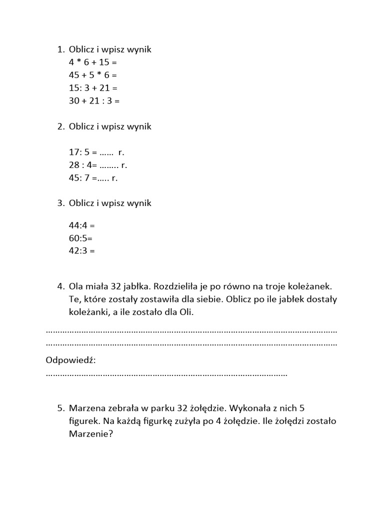 Emi - Matma - SPR - KL 3 | PDF