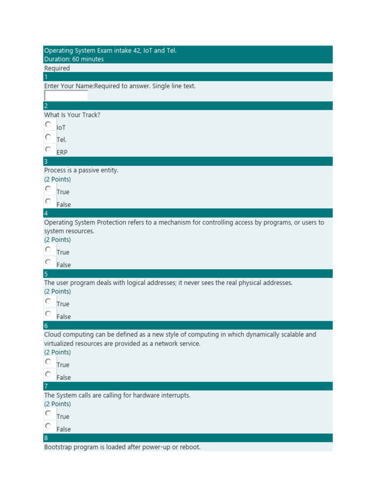Operating System Exam Intake 42 Pdf Process Computing Scheduling Computing 1669