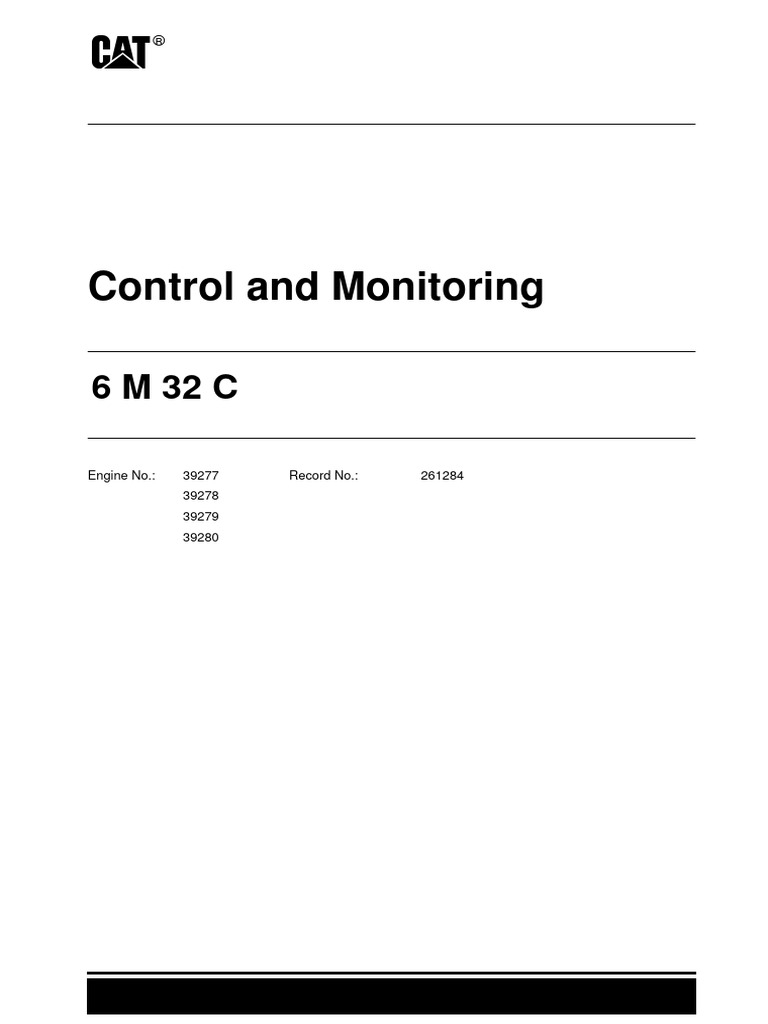 7 - Control and Monitoring | PDF | Engines | Manufactured Goods