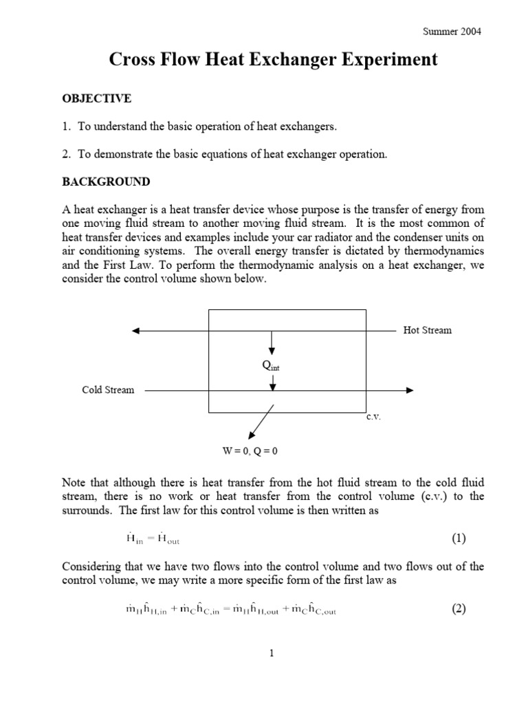 Basic Operations of HE | PDF | Heat | Heat Transfer