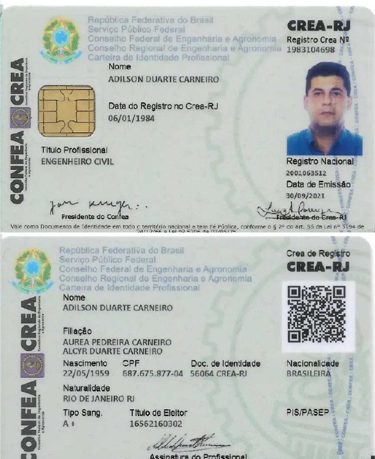 PDF Carteira Do Crea - Compress | PDF