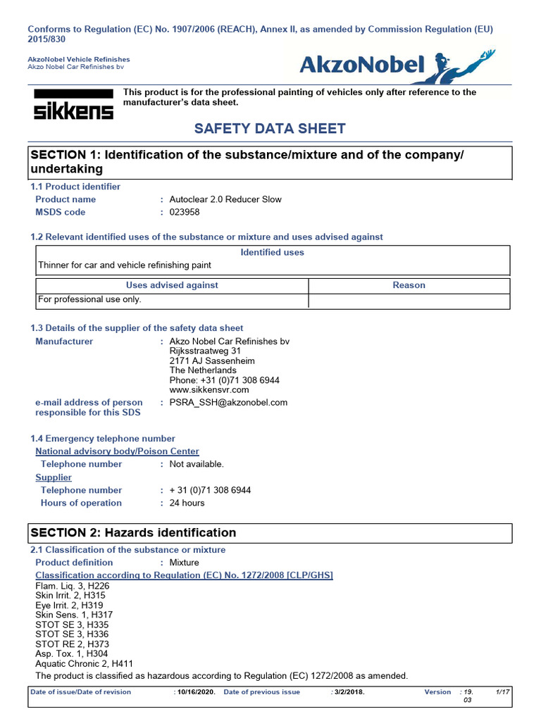 S01 Autoclear 2 0 Reducer Slow GBEN | PDF | Occupational Safety And Health | Safety