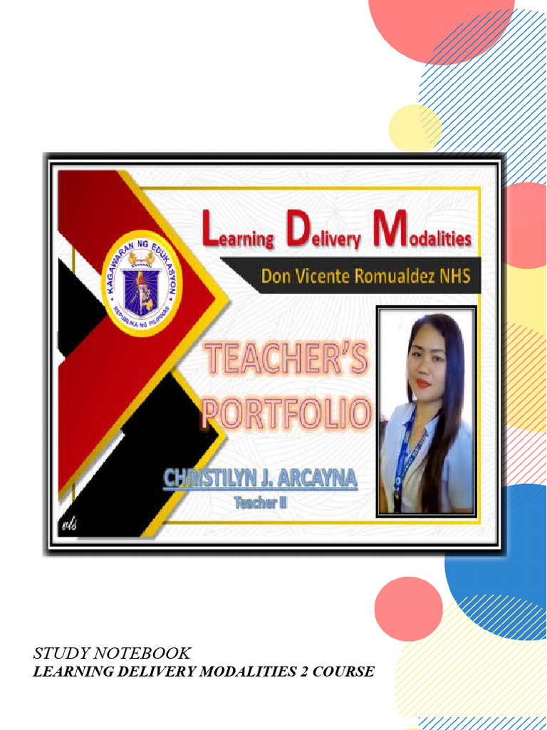 LDM Notebook (Complete) | PDF | Learning | Teachers