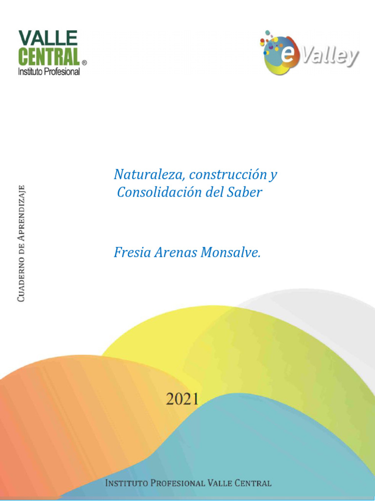 U1 Cuaderno de Aprendizaje La Educación Parvularia y El Saber Pedagógico | PDF | Conocimiento ...
