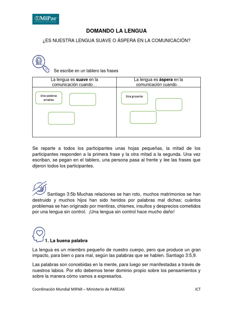 MiPAR-Tema 3-DOMANDO LA LENGUA | PDF | Amor