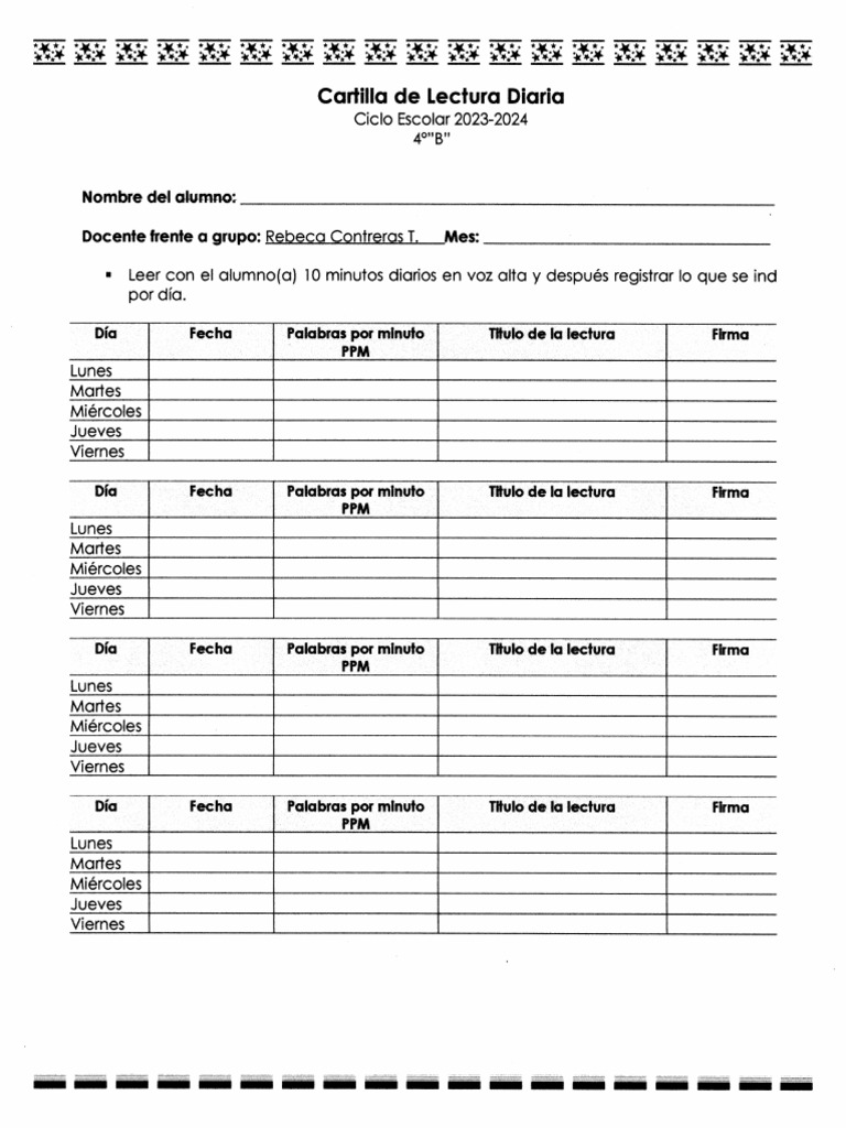 Cartilla de Lectura Diaria | PDF