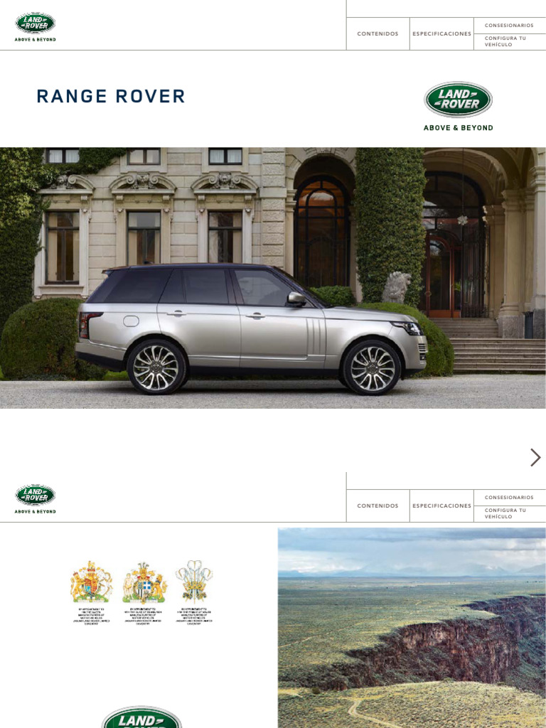 Range Rover Catalogo 1L4051710CCSBESES01P - tcm291 356588 | PDF ...