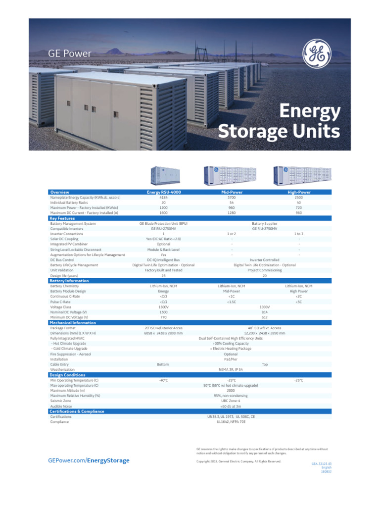 Reservoir Solutions Product Specification Sheets | PDF | Electrical ...