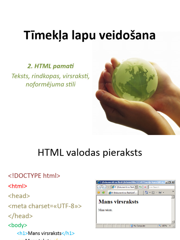 02 Tîmekda Lapu Veido+ana - HTML Pamati | PDF