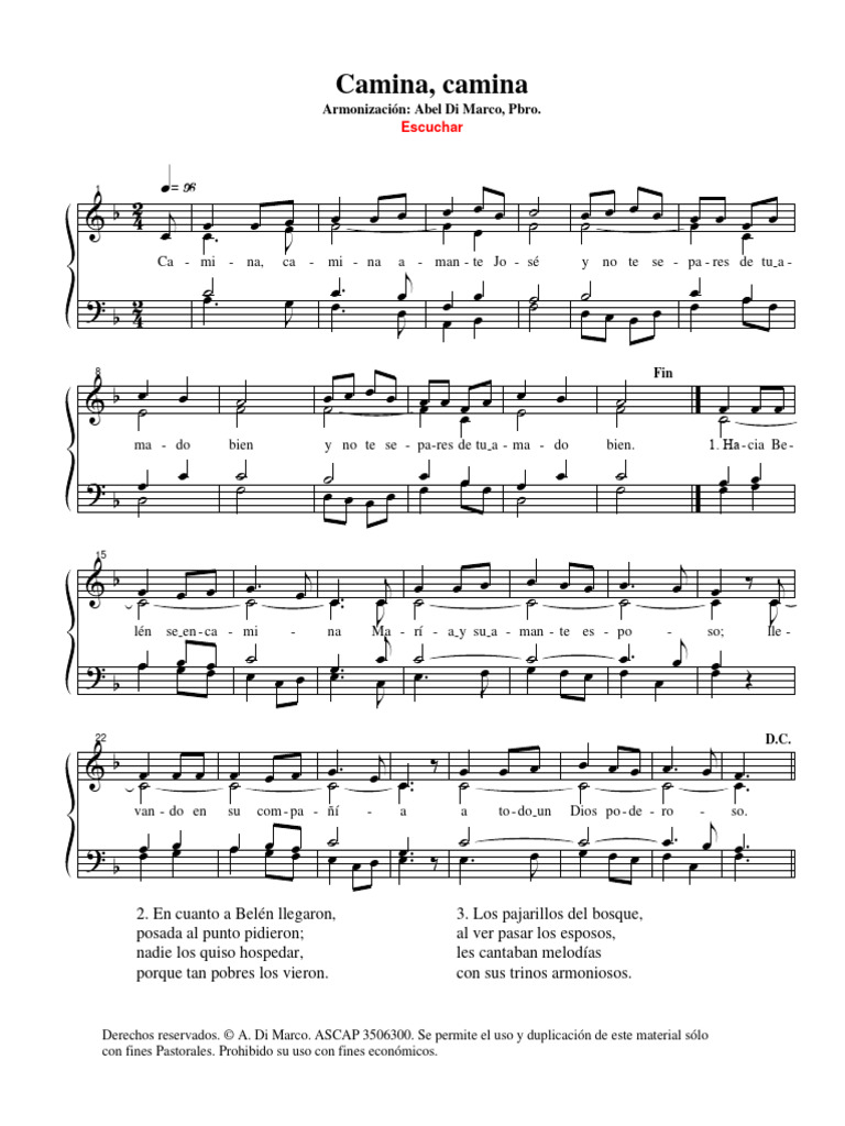 Camina Canta | PDF