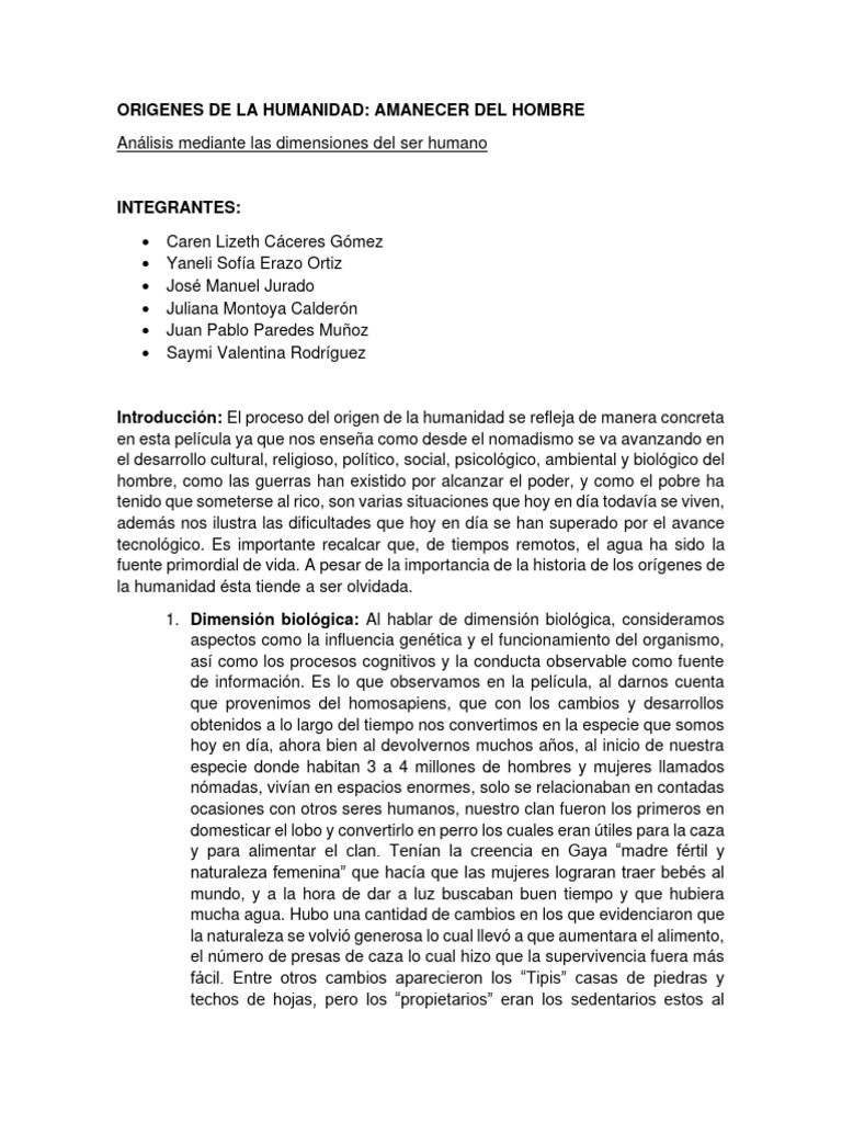 Orígenes de la Humanidad: Nómadas y Sedentarios | PDF | Humano | Nómada