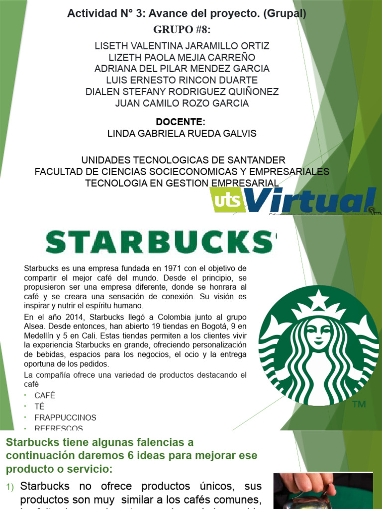 Actividad #3 | PDF | Starbucks | café