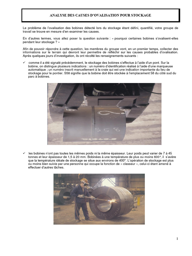 Causes d'ovalisation en stockage | PDF | Sciences et mathématiques