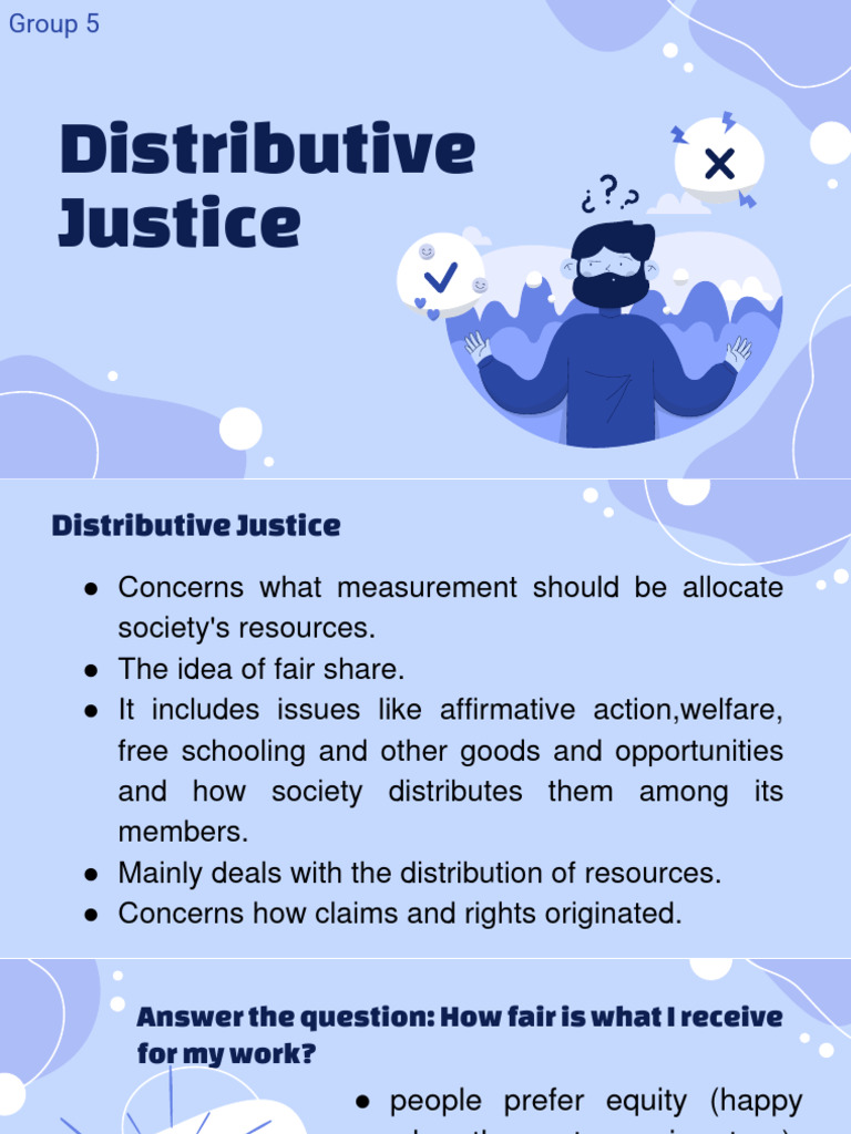 Distributive Justice | PDF | Justice | Crime & Violence