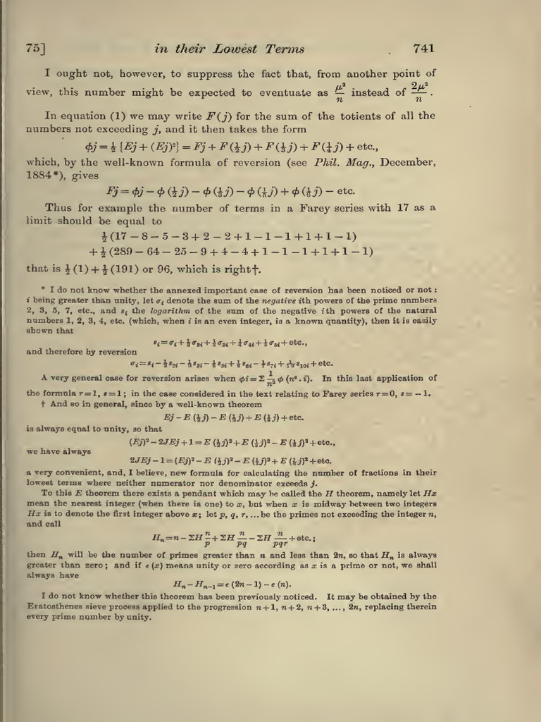 Collectedmathema04sylvuoft 785 | PDF | Prime Number | Numbers
